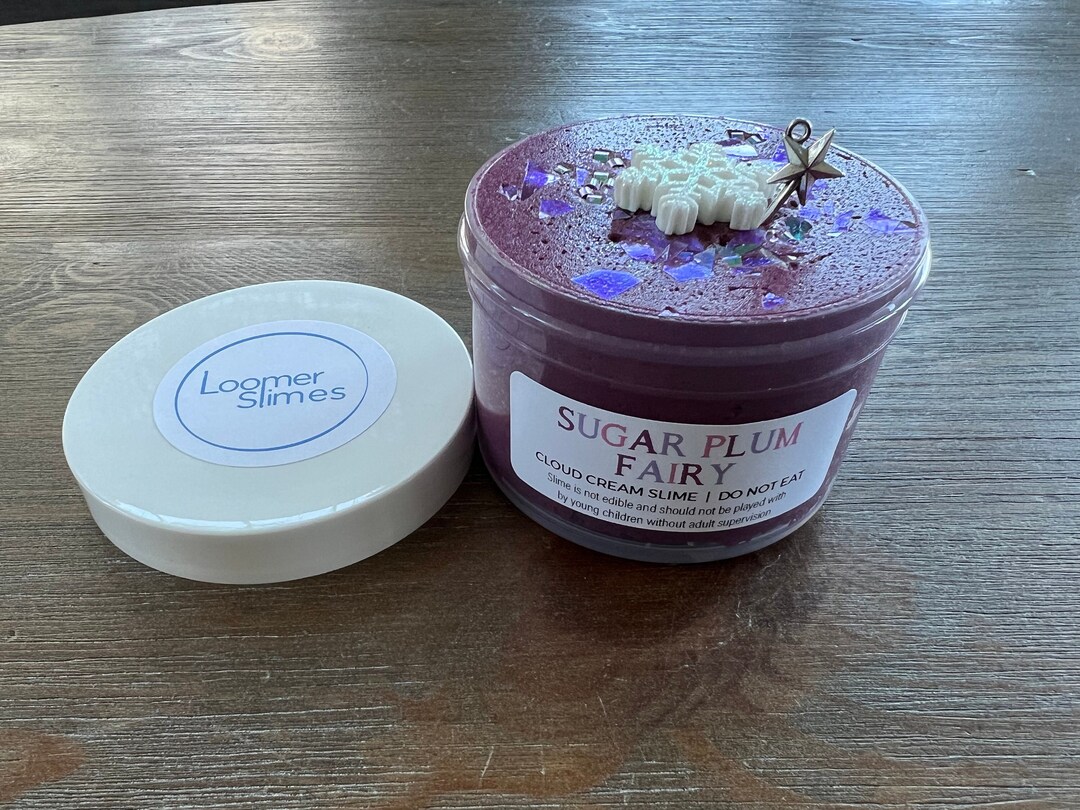 Sugar Plum Fairy Slime - Cranberry Citrus Scent - Winter - Christmas ...