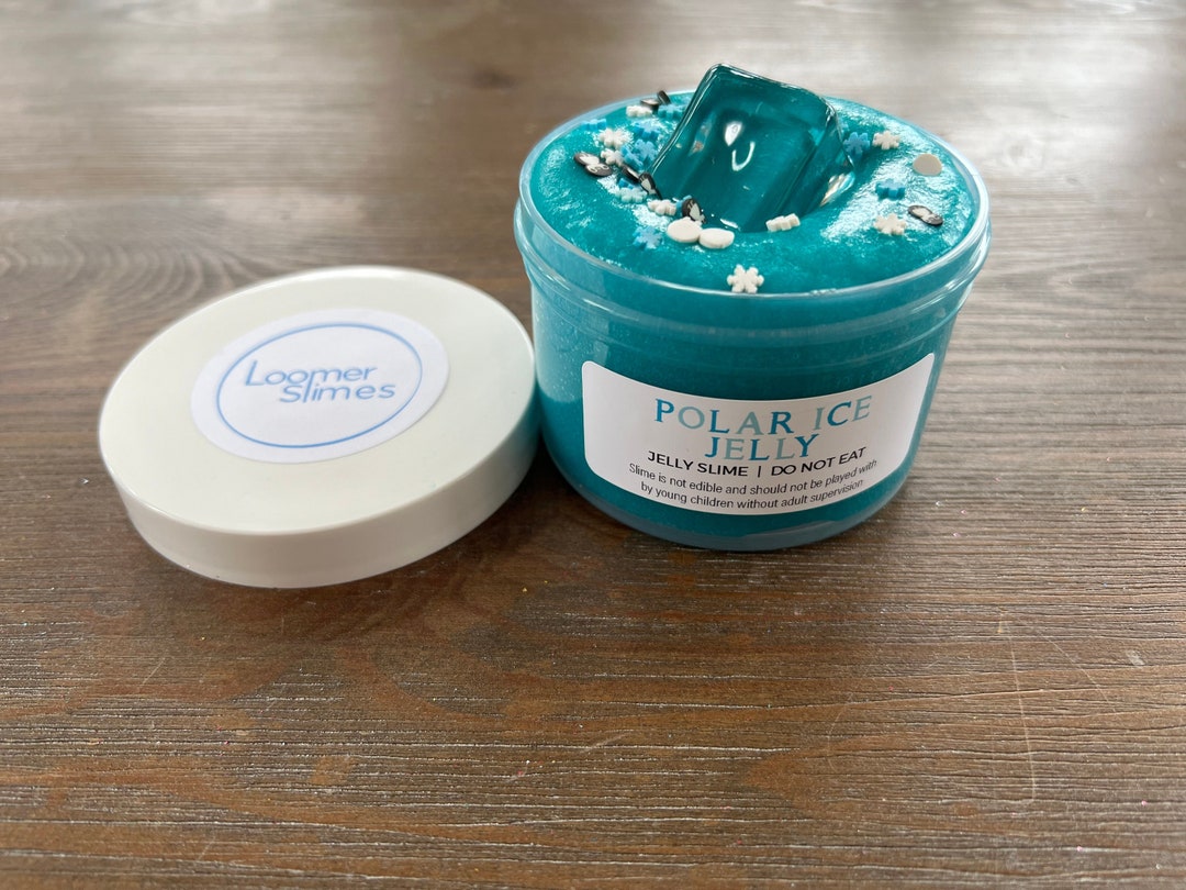 Polar Ice Jelly Jelly Slime Winter Scented Ice Cube Jelly Slime 7 Oz - Etsy