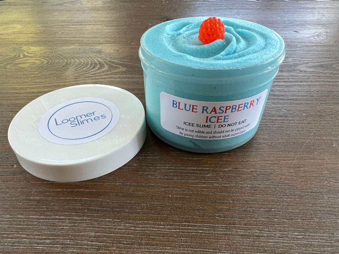 Blue Raspberry Icee Slime - Icee Slime - Raspberry Scented - Charm ...