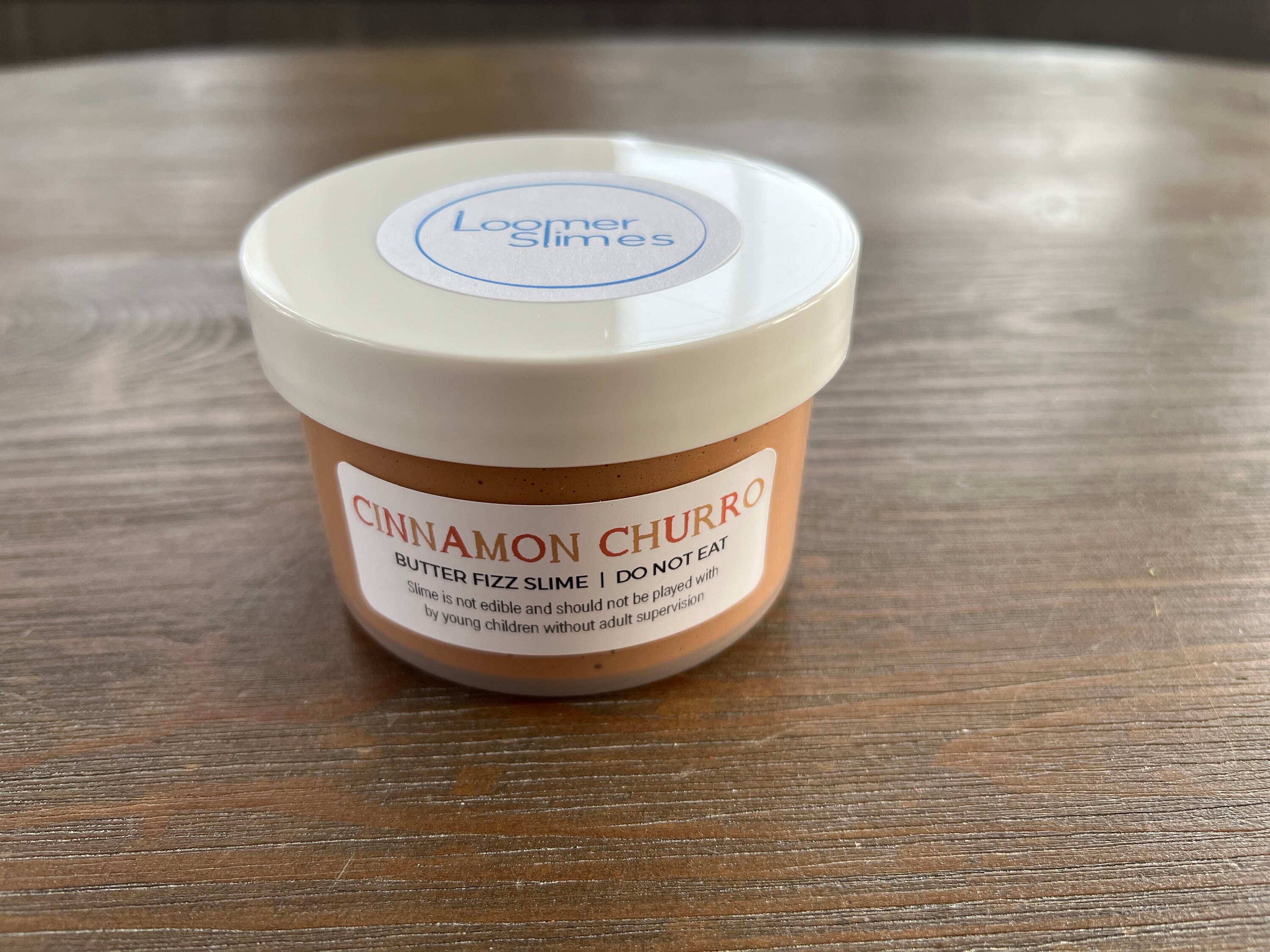 Cinnamon Churro Slime Butter Fizz Slime Cinnamon Scented - Etsy