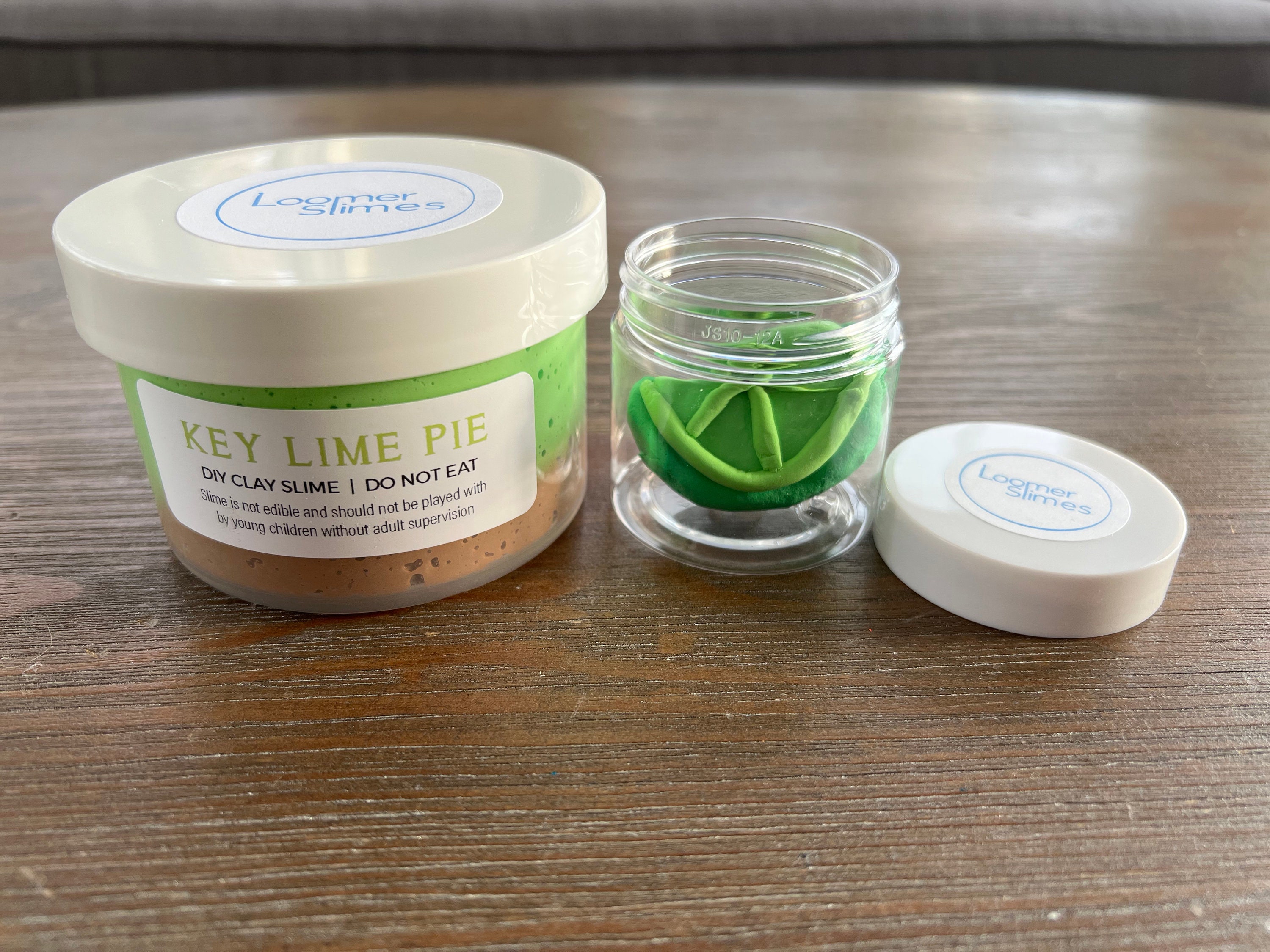 Key Lime Pie Slime Clay DIY Slime Lime Butter Fizz Slime - Etsy