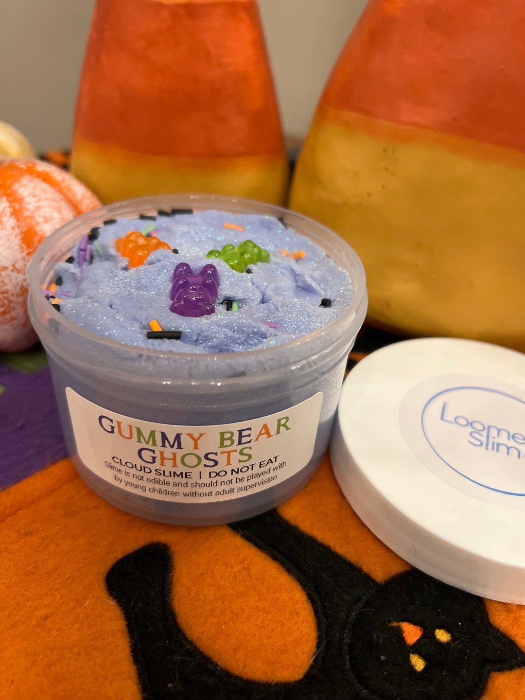 Gummy Bear Ghosts Cloud Slime - Jelly Bean Scented - Cloud Slime ...
