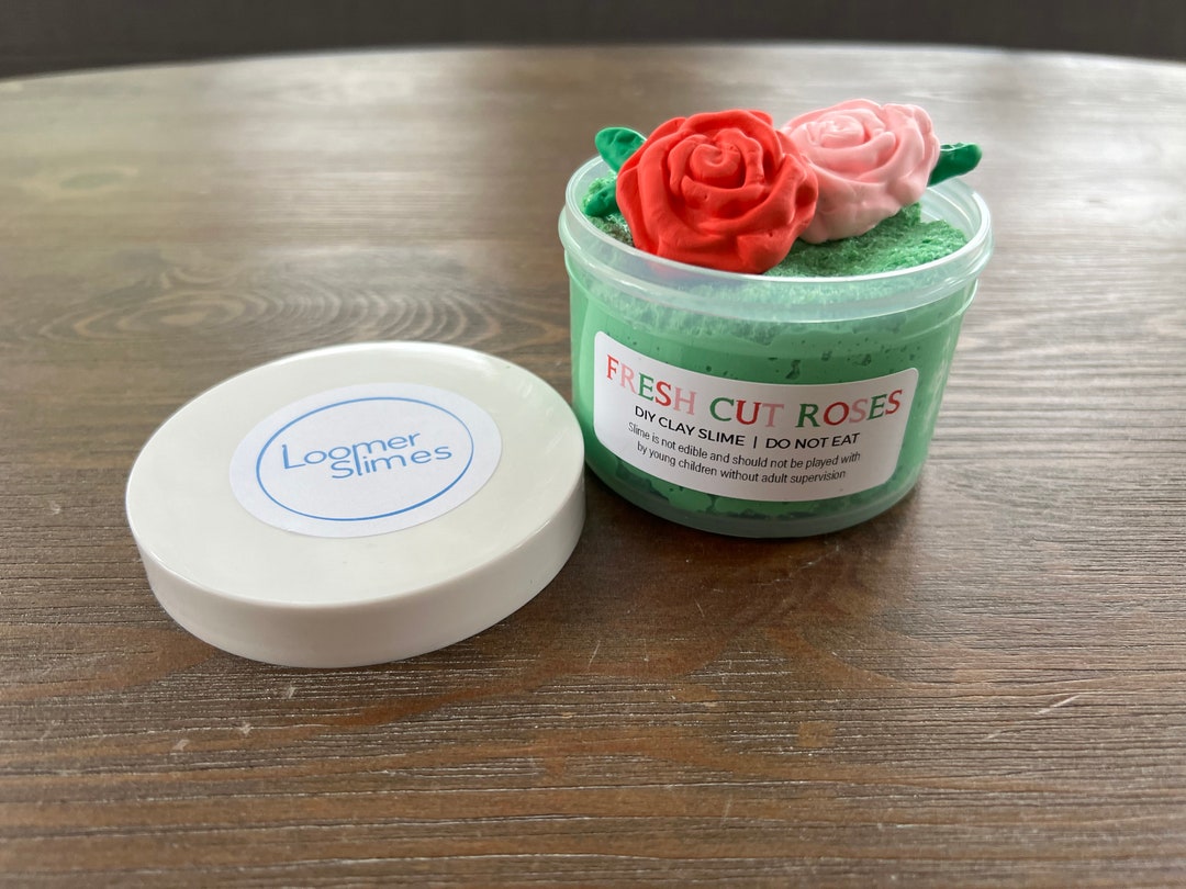 Fresh Cut Roses DIY Clay Slime - Floral Scented - Clay Slime - Rose ...