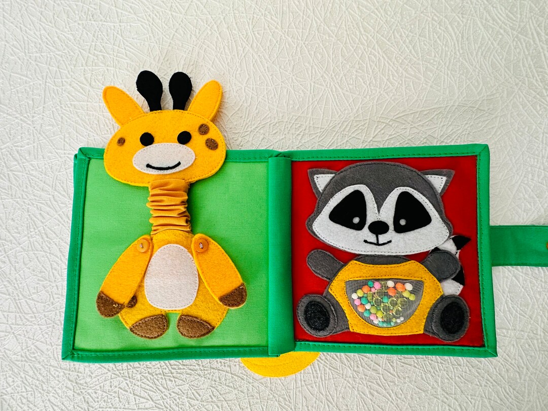 Activity Book, Toy Book, Sensory Learning Toy - Etsy