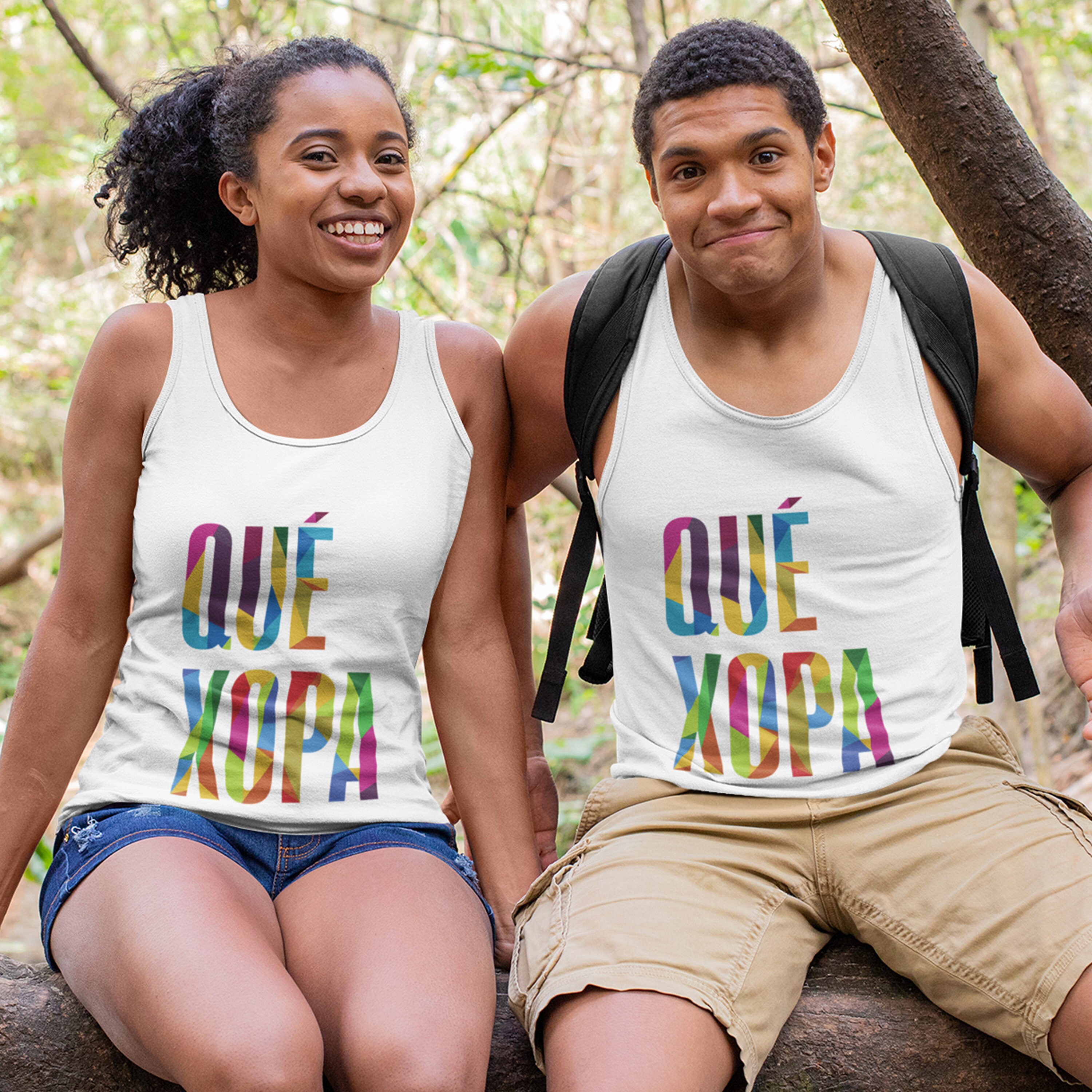 Qué Xopa Multi-color Tank (unisex) - Etsy UK