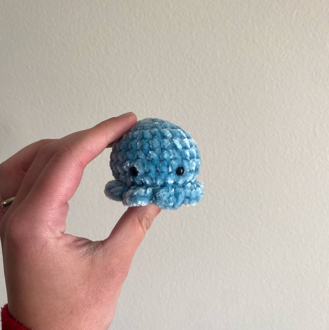 Tiny Cute Velvet Anxiety Octopus - Etsy