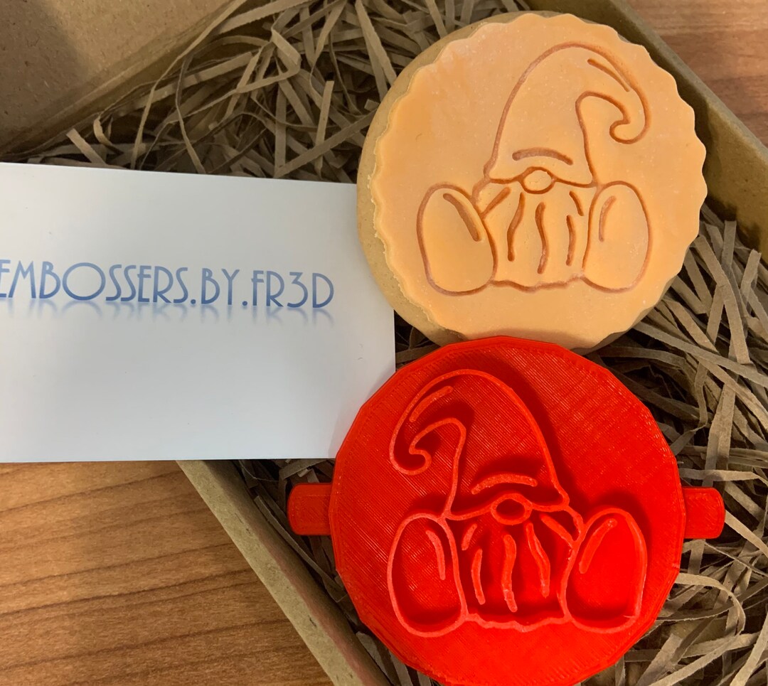 Gnome Gonk Embosser Stamp Fondant Icing Cupcake Cutter Cookie - Etsy