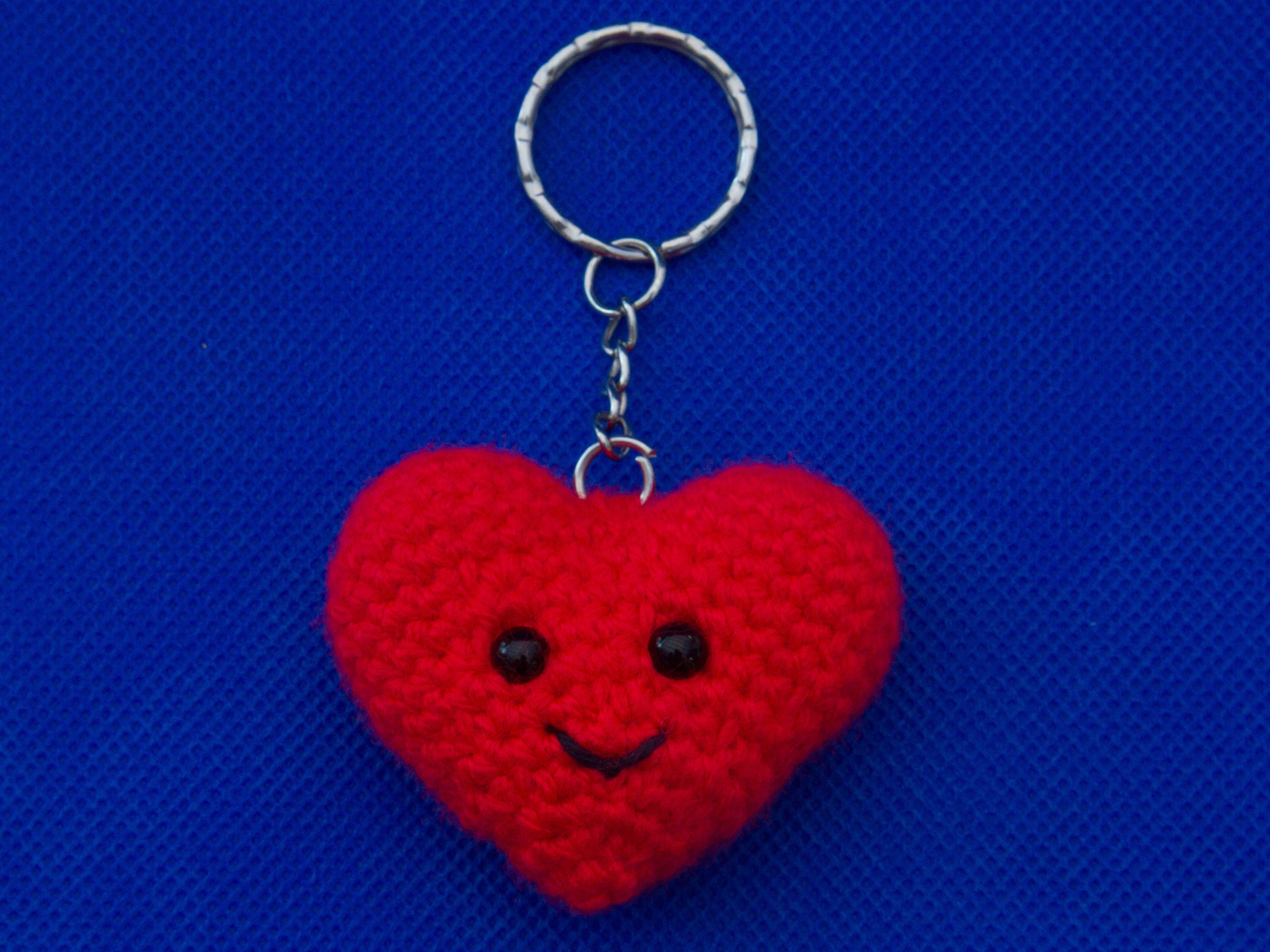 Cute Crochet Love Heart Pocket Hug With Personalised Message | Etsy