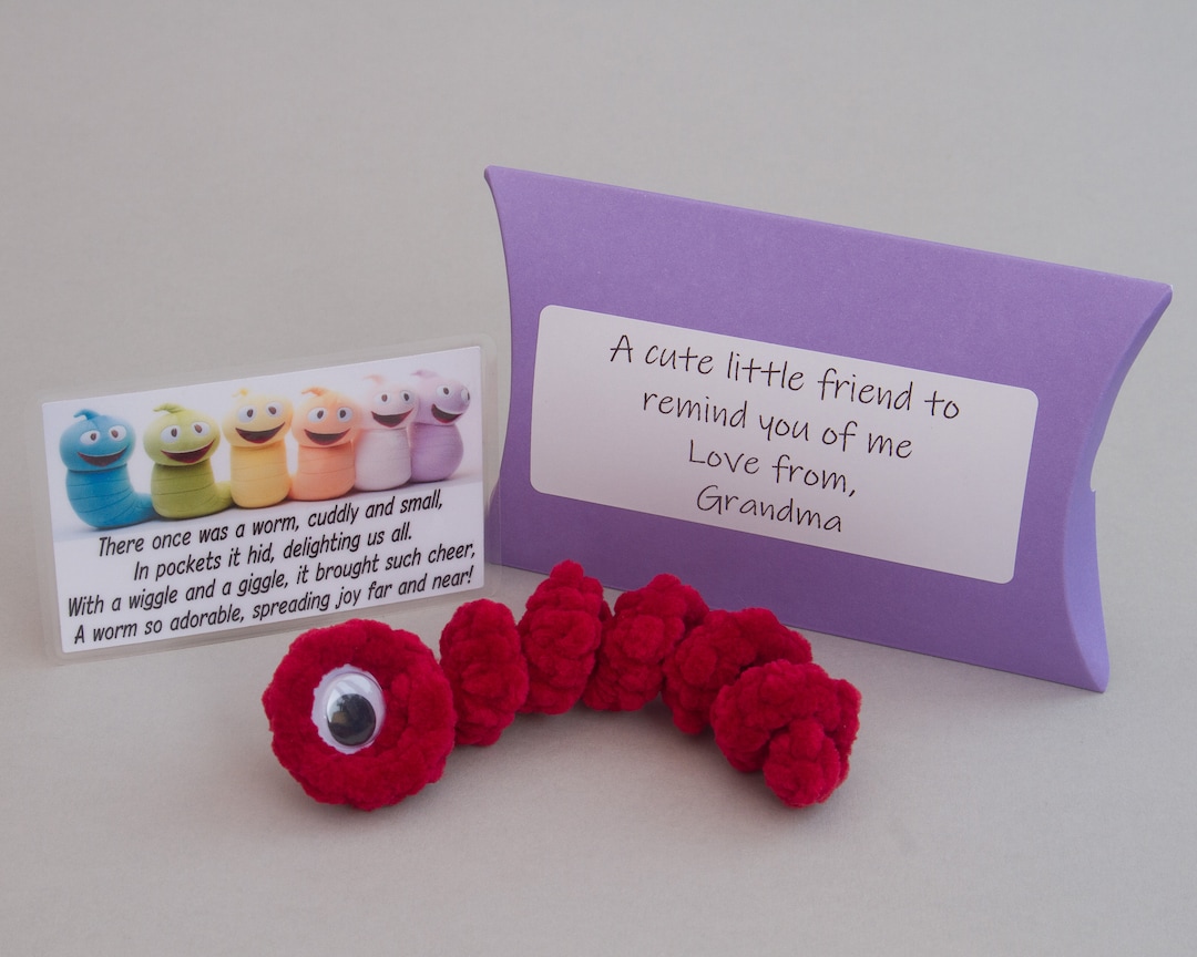 Personalised Pocket Fidget Friend / Reassurance Pet- Send a Super Cute ...