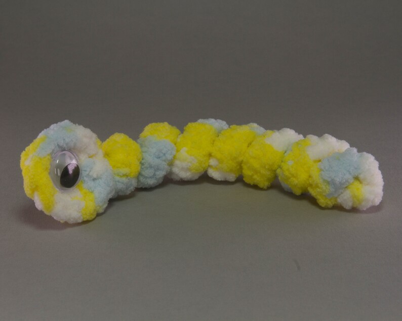 Large Furry Super Soft Pet Worry Worm Fidget Toy With Poem - Etsy