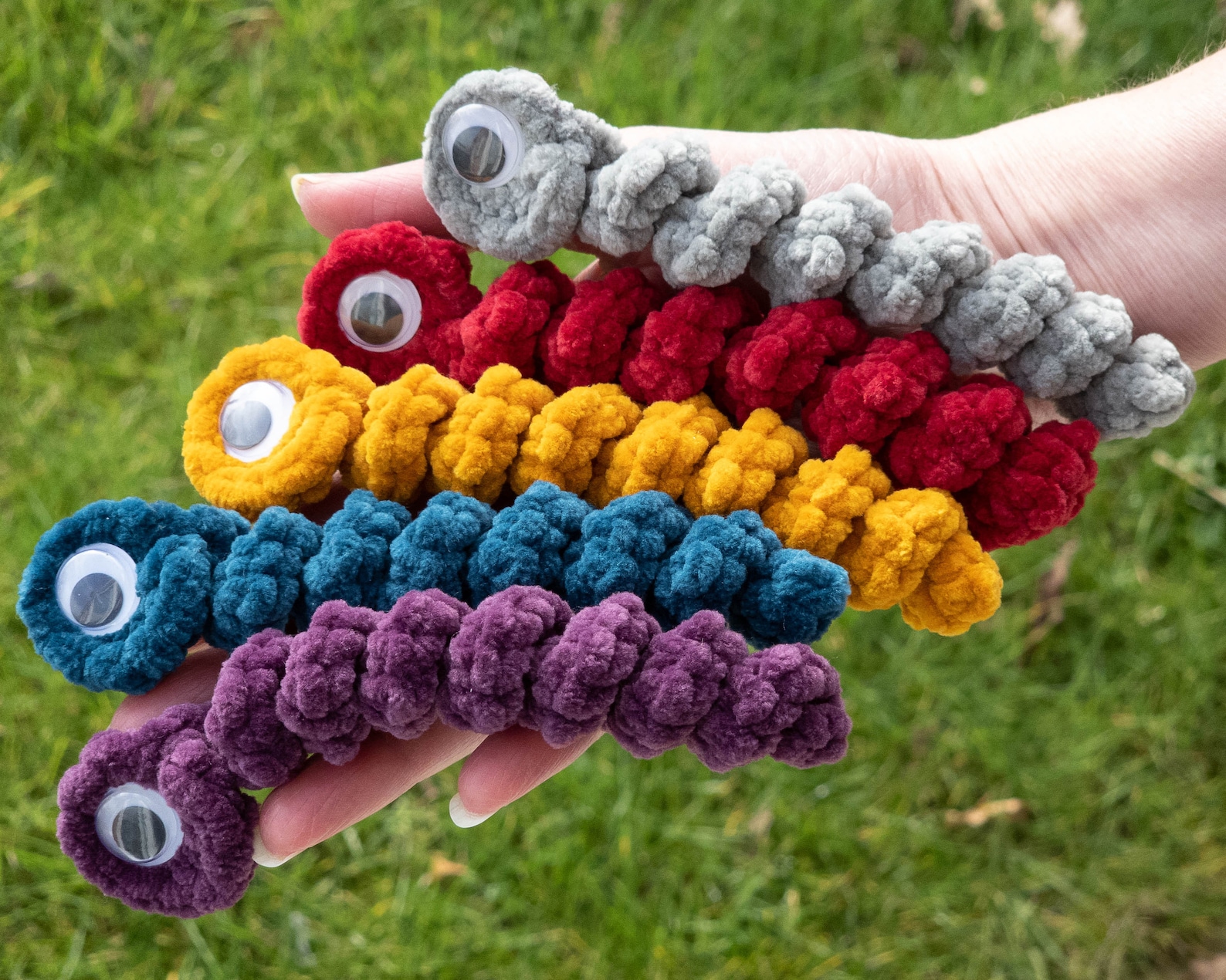 Large Furry Super Soft Pet Worry Worm Fidget Toy With Poem - Etsy