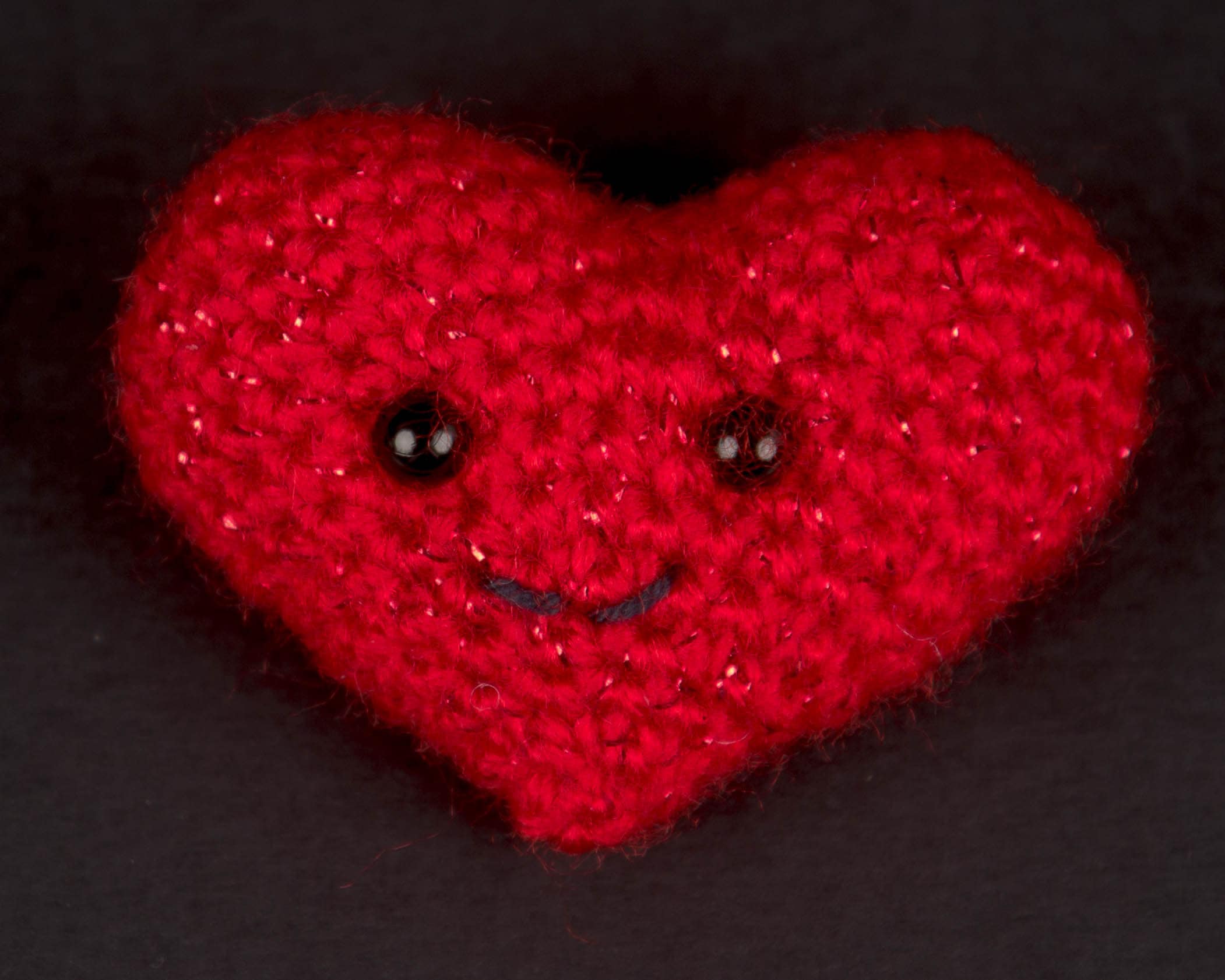 Cute Crochet Love Heart Pocket Hug With Personalised Message | Etsy