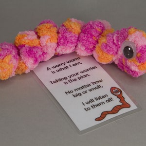 Jumbo Super Soft Furry Pet Worry Worm, Fidget Toy - Ideal for ...
