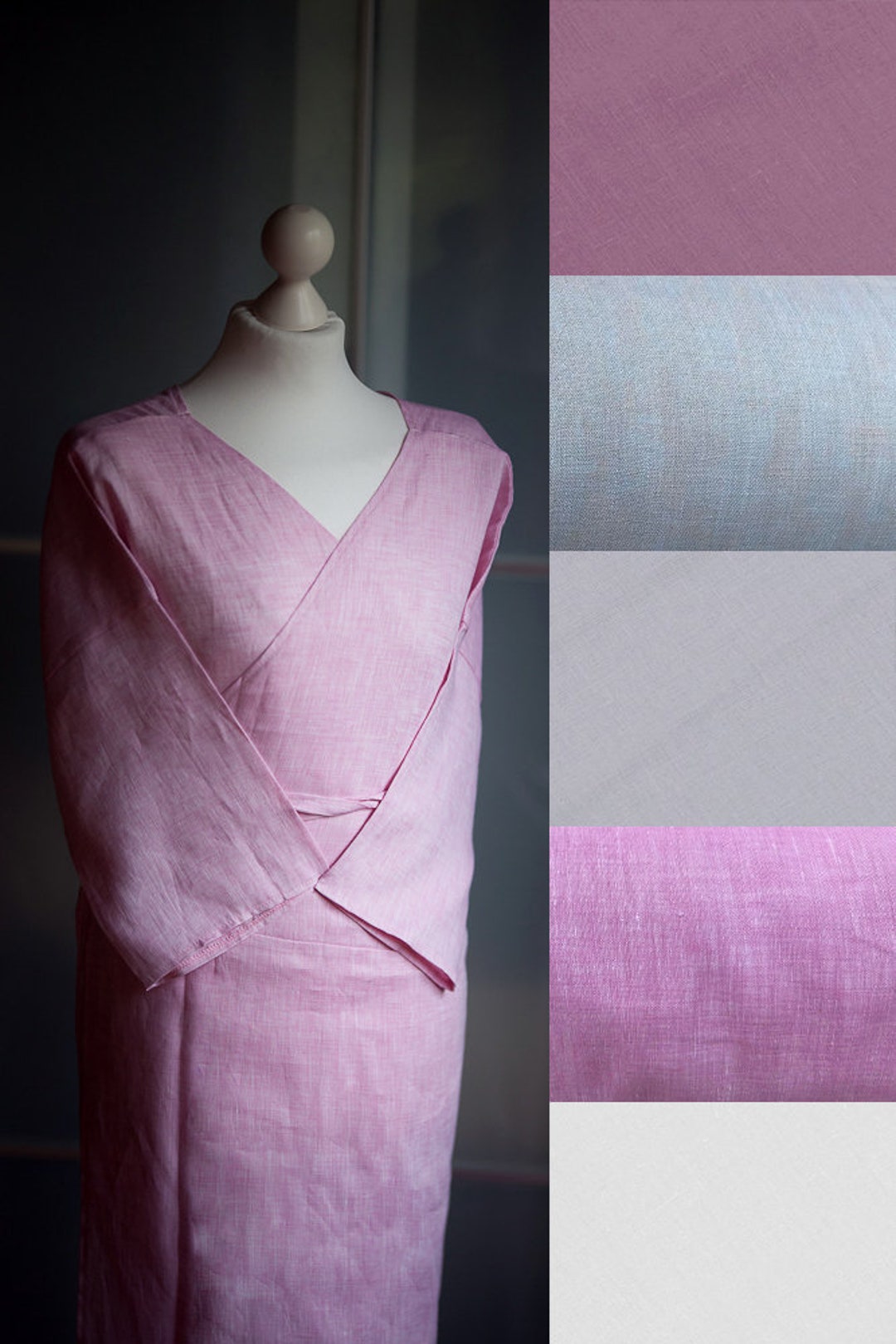 Hadajuban Linen Or Cotton Many Colors Available Etsy Hadajuban Linen Or Cotton Many Colors Available Etsy