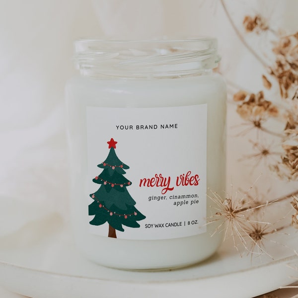Christmas Tree Label - Etsy