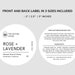 Editable Round Label Template, Circle Tin Jar Label, Lip Balm Label, 2 ...