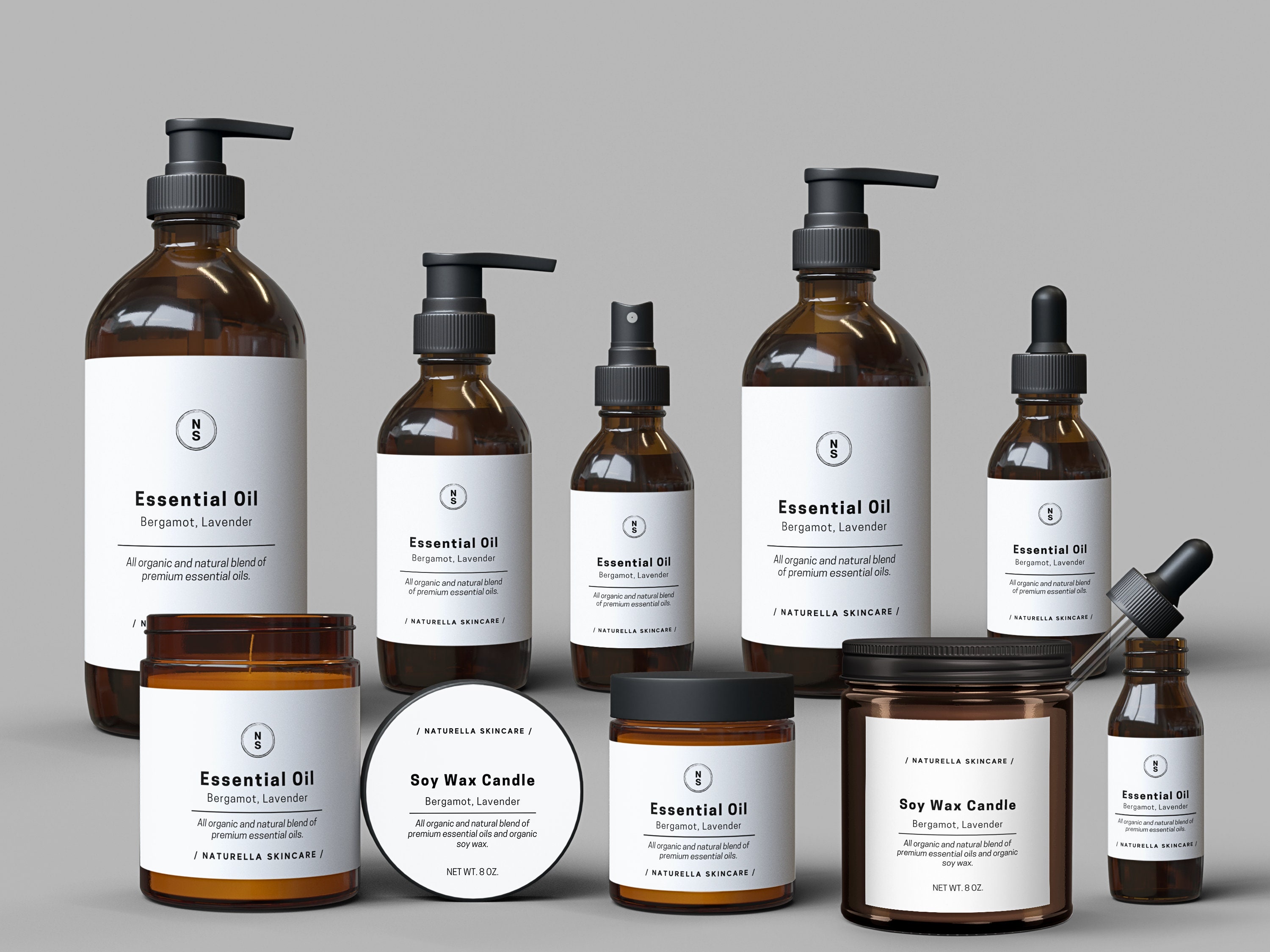 Editable Product Label Templates Elegant Cosmetic Labels - Etsy