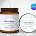 Minimalist Jar Label Template: Canva Product Label (digital Download ...