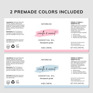 Editable Product Labels Template CANVA, Minimal Cosmetic Label, Clean ...