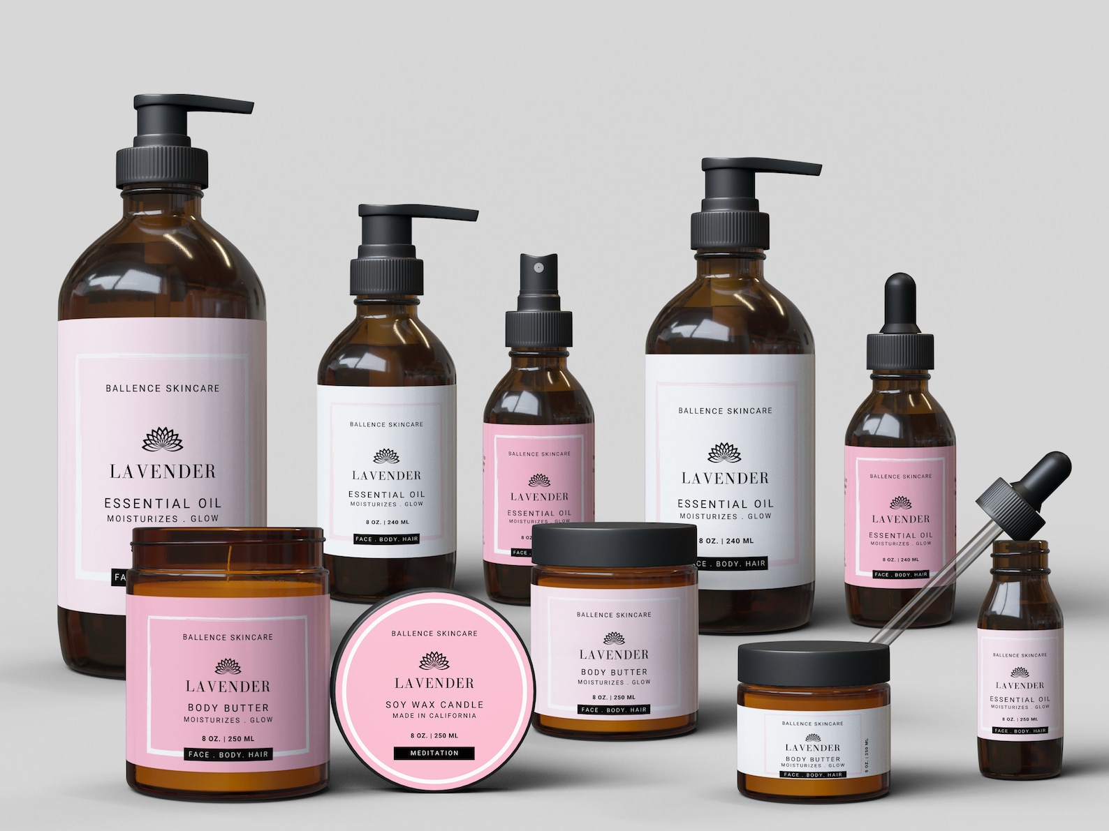 Editable Cosmetic Label Template Elegant Skincare Product - Etsy