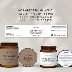 Editable Product Label Templates, Minimalistic Comsetic Label Design ...