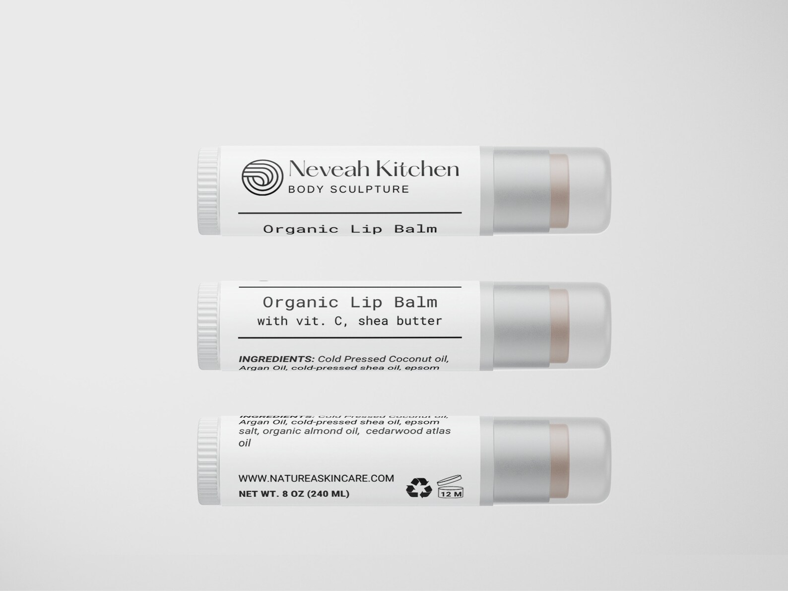 Lip Balm Label Template Canva DYI Lip Balm Sticker, Editable Product ...