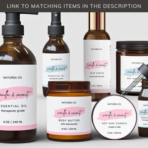 Editable Circle Label Template, Product Label, Circle Label for Jar ...