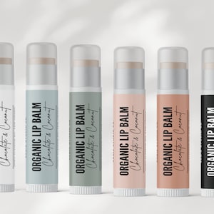 Lip Balm Label Template Canva - Lip Balm Label With Safety Seal ...