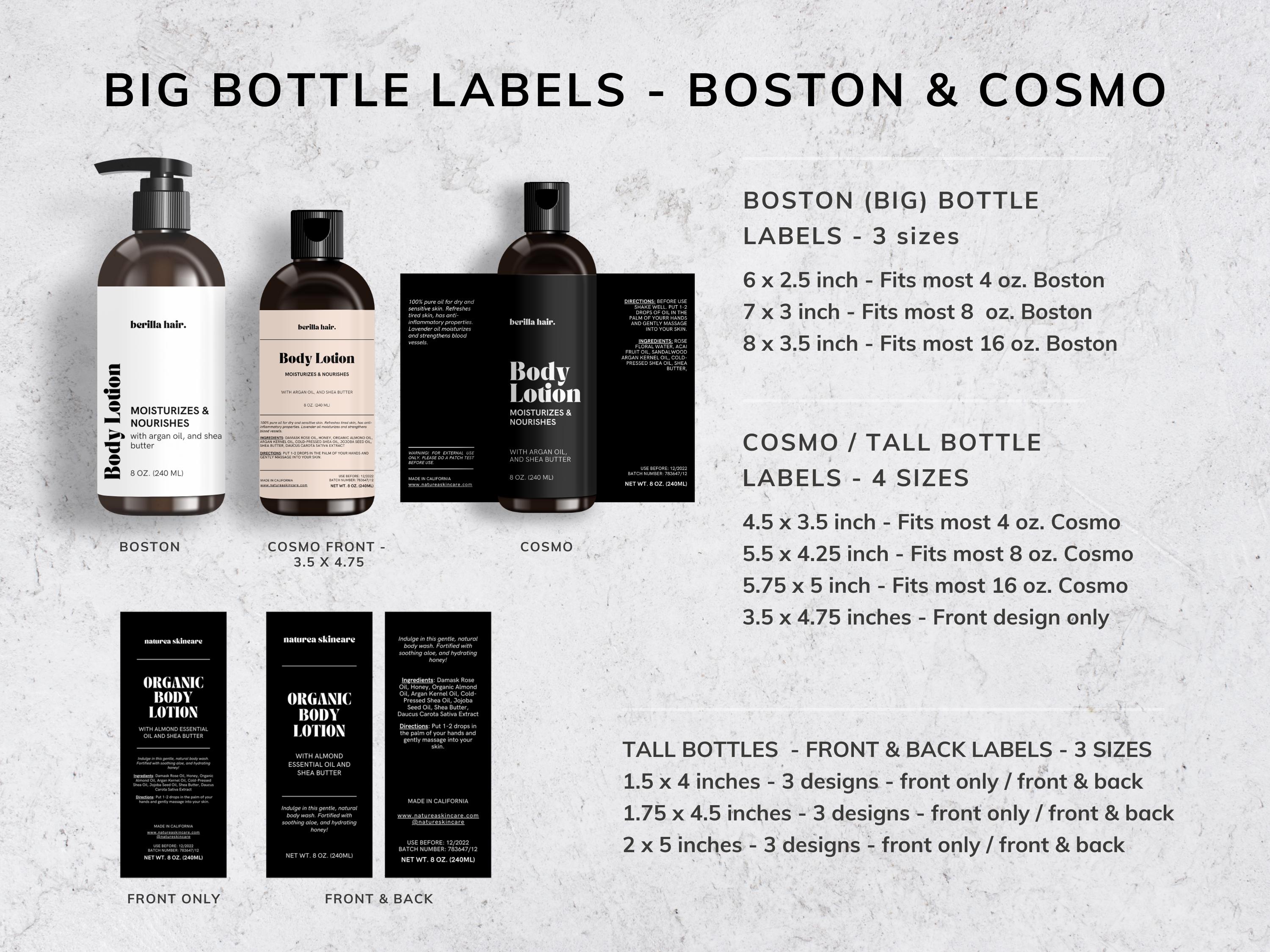 Minimal Cosmetic Label Templates MEGA BUNDLE: Editable Canva Product ...