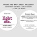 Editable Round Label Template, Circle Lid Jar Label, Lip Balm Label, 2 ...