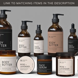 Soap Label Template CANVA, Soap Wrap Around Label, Editable Soap Label ...