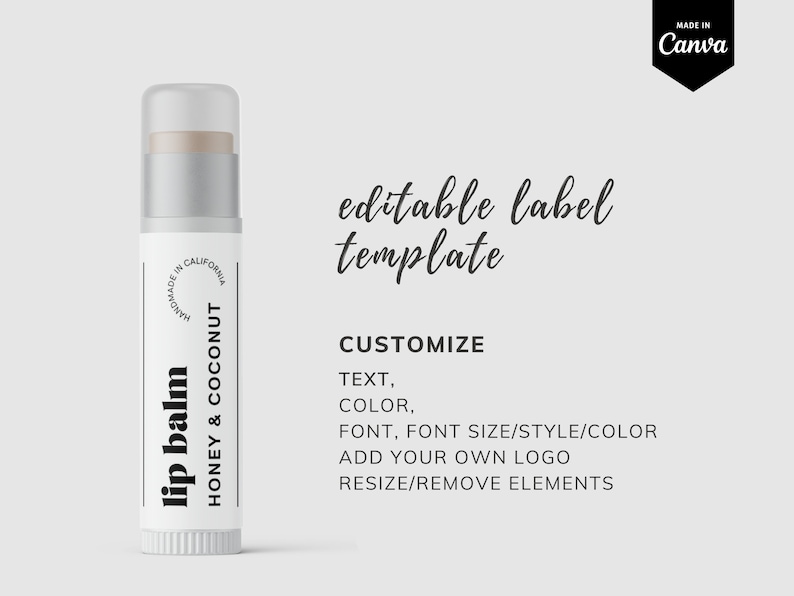 Lip Balm Label Template Canva at Norma Plouffe blog