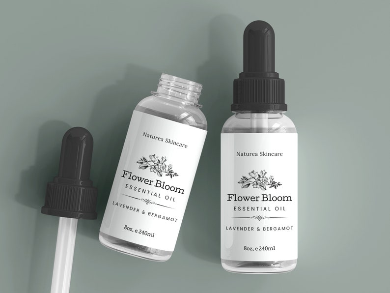 Tincture Bottle Label Template