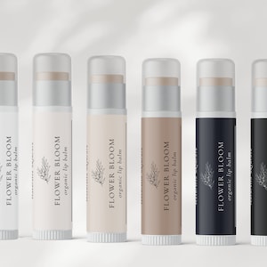 Lip Balm Label Template Canva - Chapstick Label, Lip Balm Label With ...