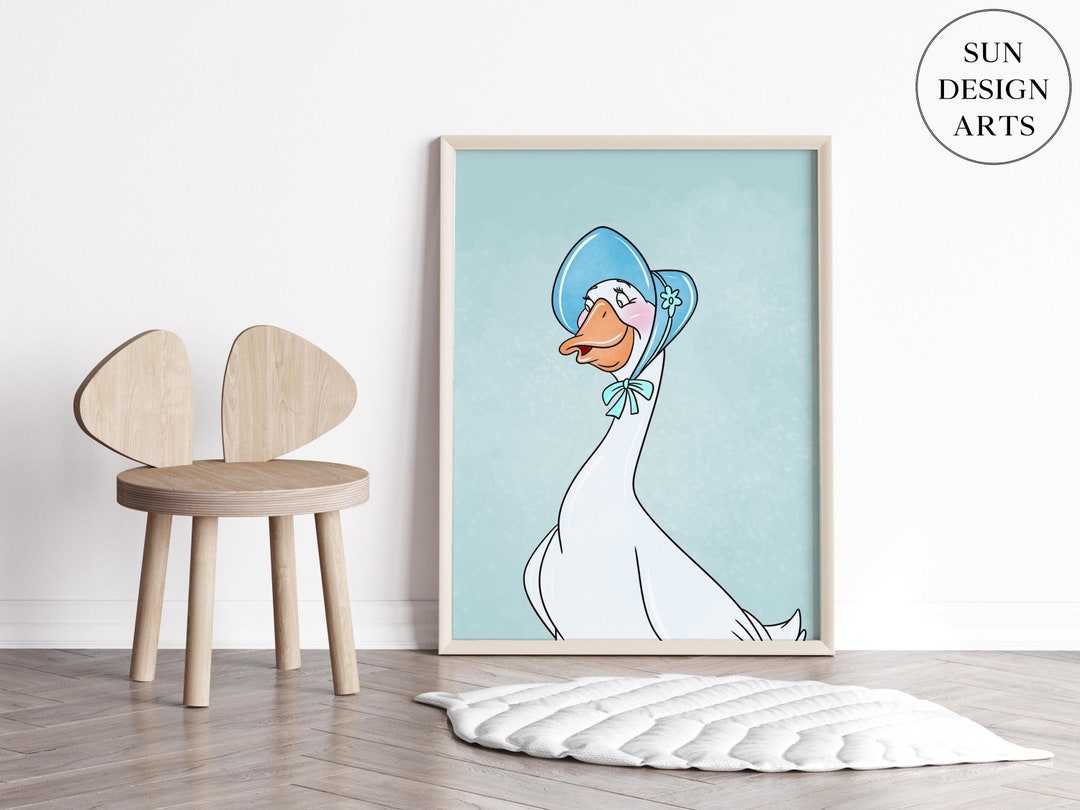 Aristocats Goose Print Aristocats Watercolor Nursery Poster Cat Nursery ...