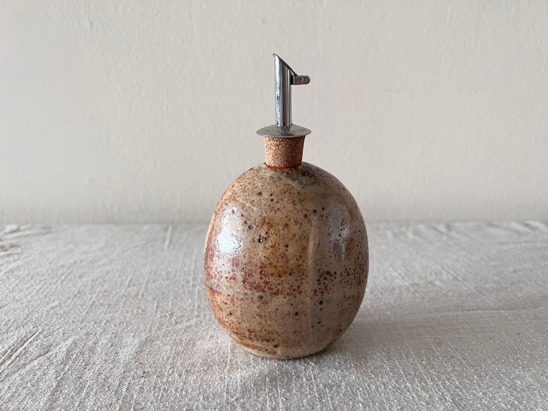 Beautiful Ceramic Oil Bottle - Etsy