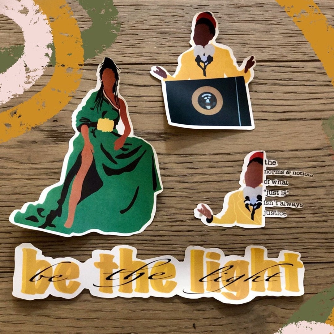 Amanda Gorman Sticker Set - Etsy