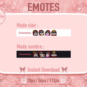 Pack Emotes Coco Cute Chibi Boy Twitch Discord Emotes - Etsy