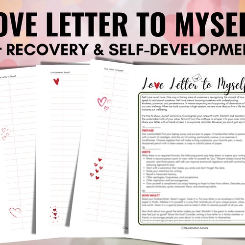 Goodbye Letter to My Addiction Addiction Recovery Worksheet - Etsy Canada