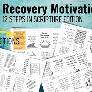 Printable Quote Cards, 12 Steps Scripture, Addiction Recovery ...