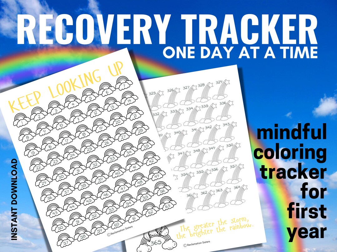 Recovery Tracker, Sobriety Tracker, Therapy, Addiction Recovery ...