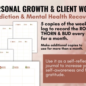 Rose Thorn Bud Journal: Self-reflection & Group Activity (digital ...