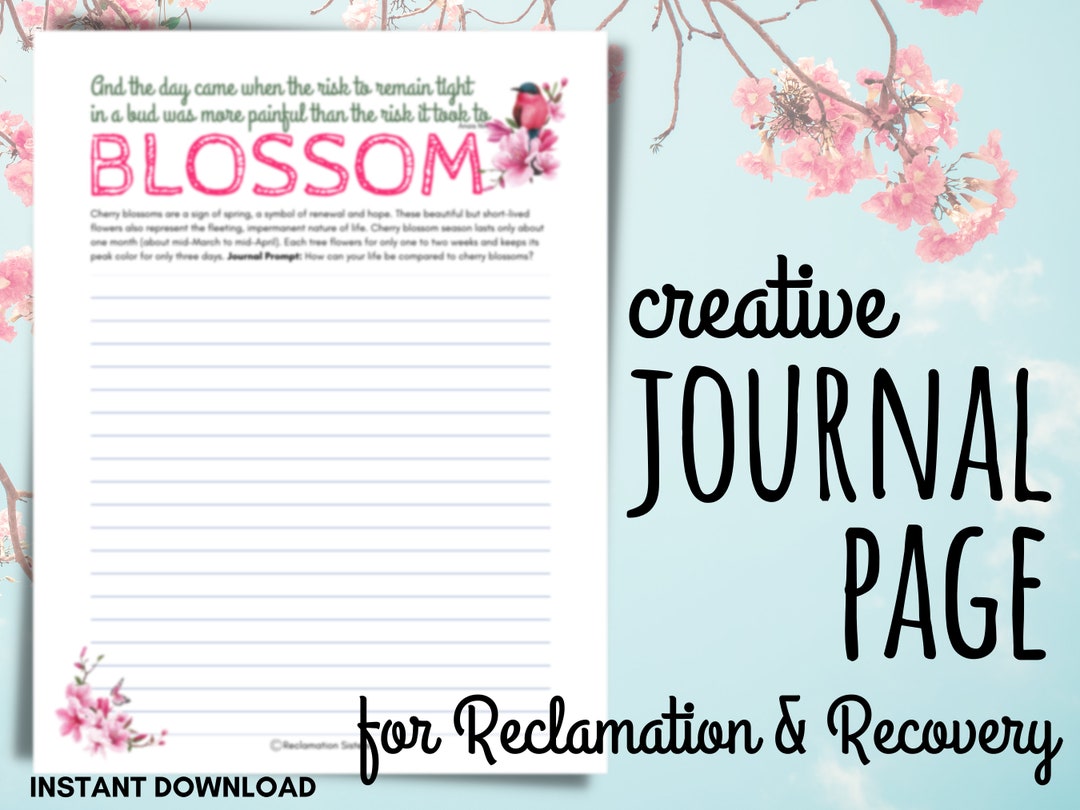 Creative Journal, Addiction Recovery, Therapy Tool, Self Development ...