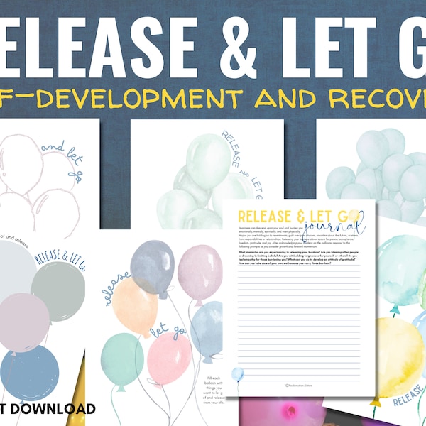 Let It Go Worksheet - Etsy