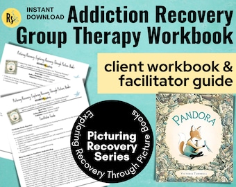 Addiction Recovery Group Therapy Workbook, Sobriety Therapy Worksheet ...