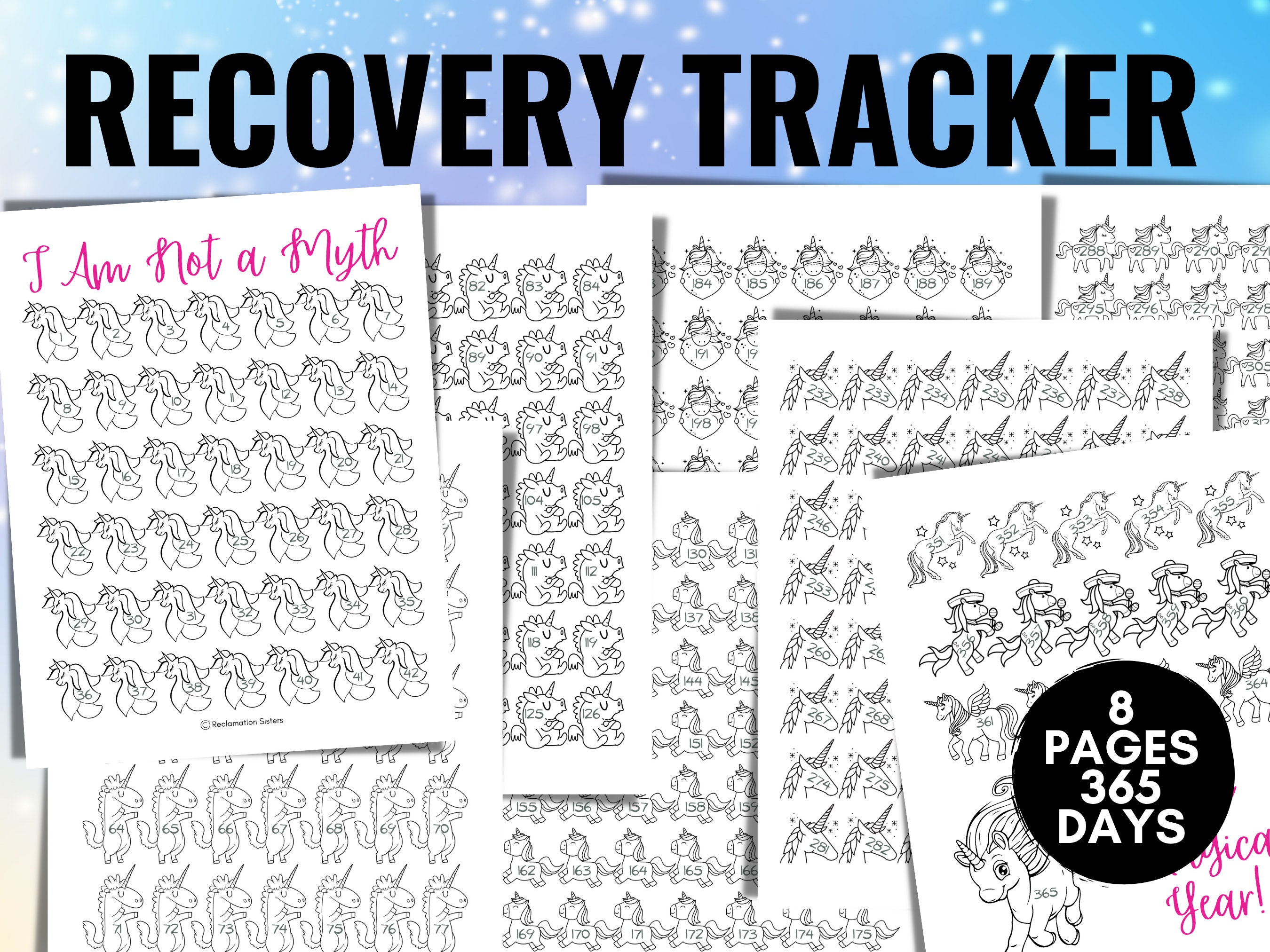 Recovery Tracker, Sobriety Tracker, Therapy, Addiction Recovery ...