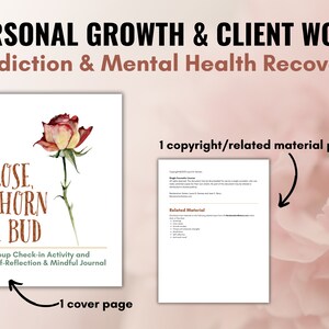 Rose Thorn Bud Journal: Self-reflection & Group Activity (digital ...