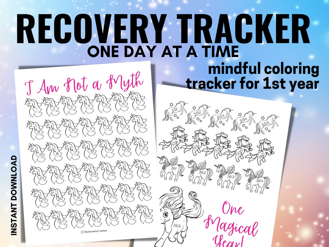 Recovery Tracker, Sobriety Tracker, Therapy, Addiction Recovery ...