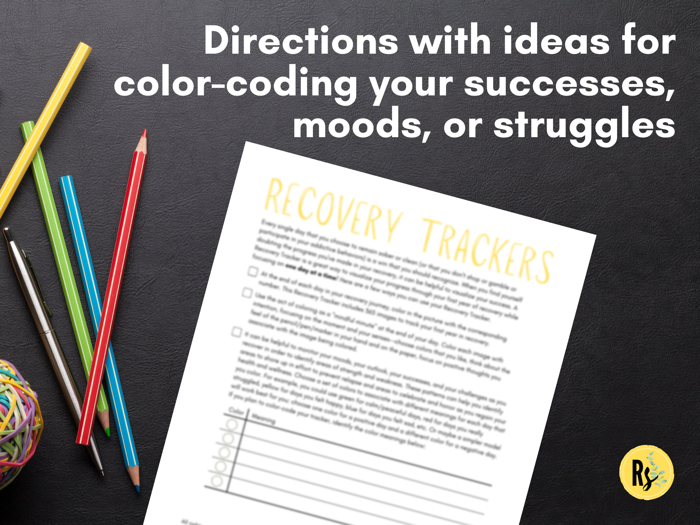 Recovery Tracker Sobriety Tracker Therapy Addiction - Etsy