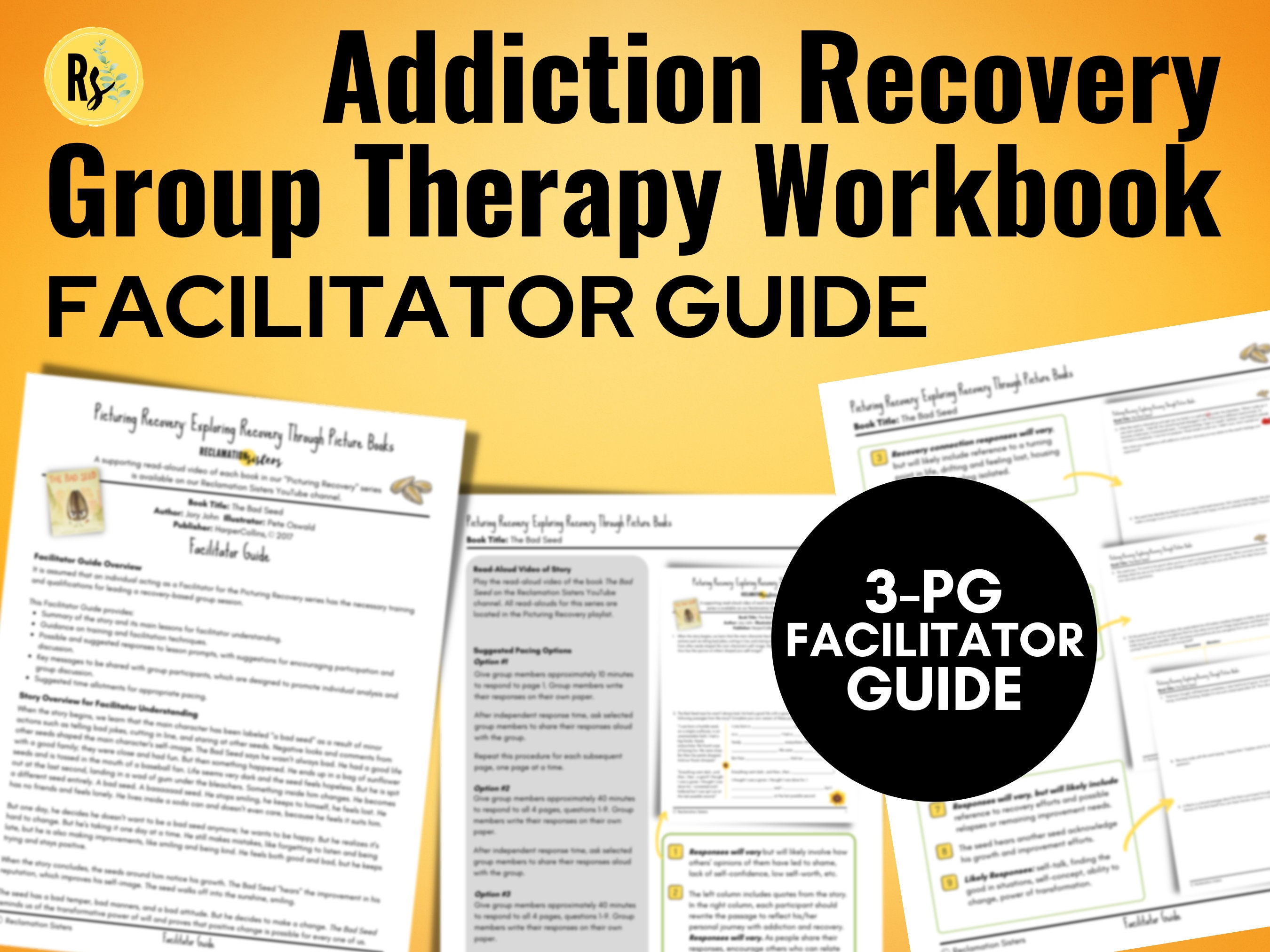 Addiction Recovery Group Therapy Workbook, Sobriety Therapy Worksheet ...
